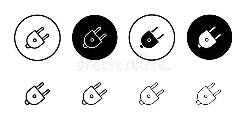 Plugin Icon Flat Fill Set Collection Stock Vector - Illustration of ...