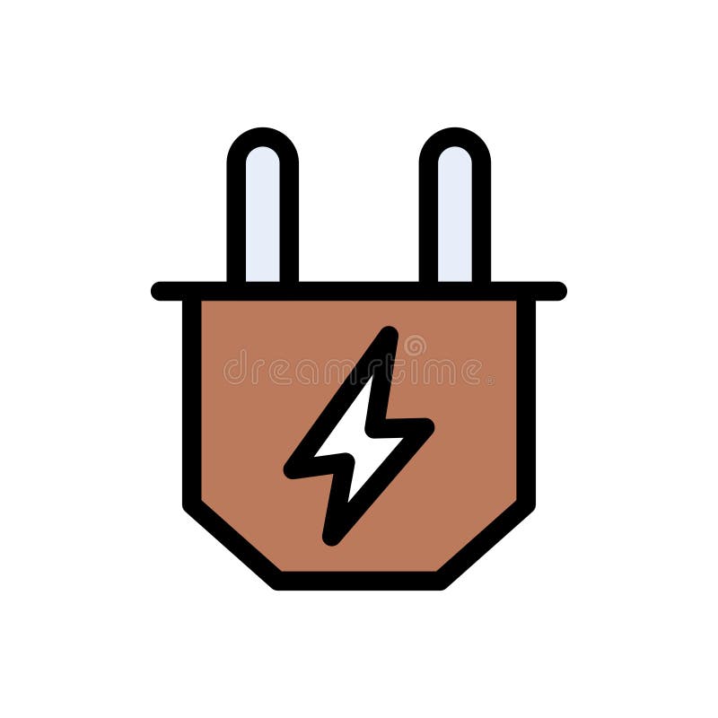 Electrical Plugin Icon Vector Set. Adapter Illustration Sign Collection ...