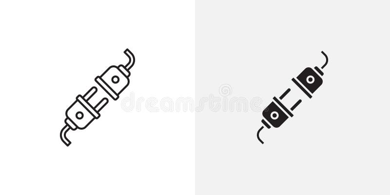 Plugin vecor icon set stock vector. Illustration of icon - 340376881