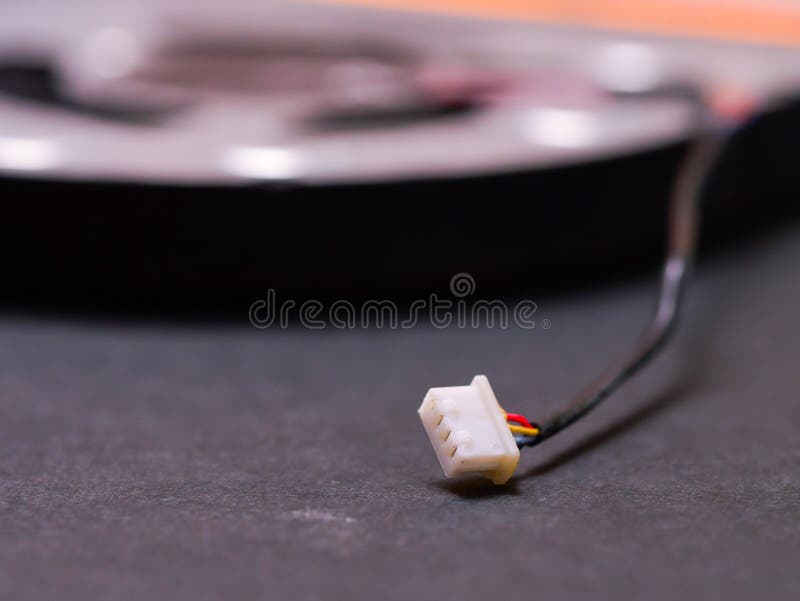 Plugs of Cooling System for a Laptop Stock Photo - Image of clean ...