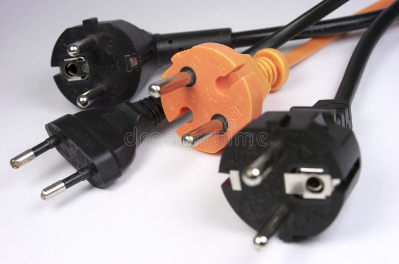 Plugs stock image. Image of electric, energy, wire, socket - 34023123