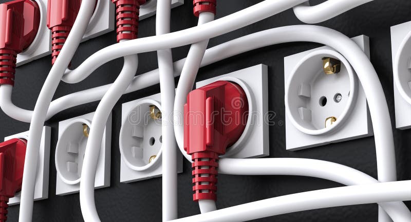 Sockets Plugs Stock Illustrations – 271 Sockets Plugs Stock ...
