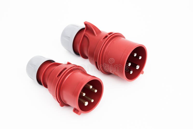 The Power Three-phase Socket Stock Photo - Image of power, product ...