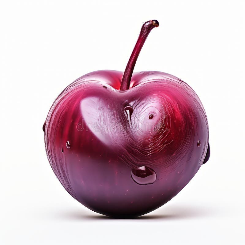 Plum Algorithmic Art on White Background Stock Illustration ... Plum Algorithmic Art on White Background Stock Illustration ...