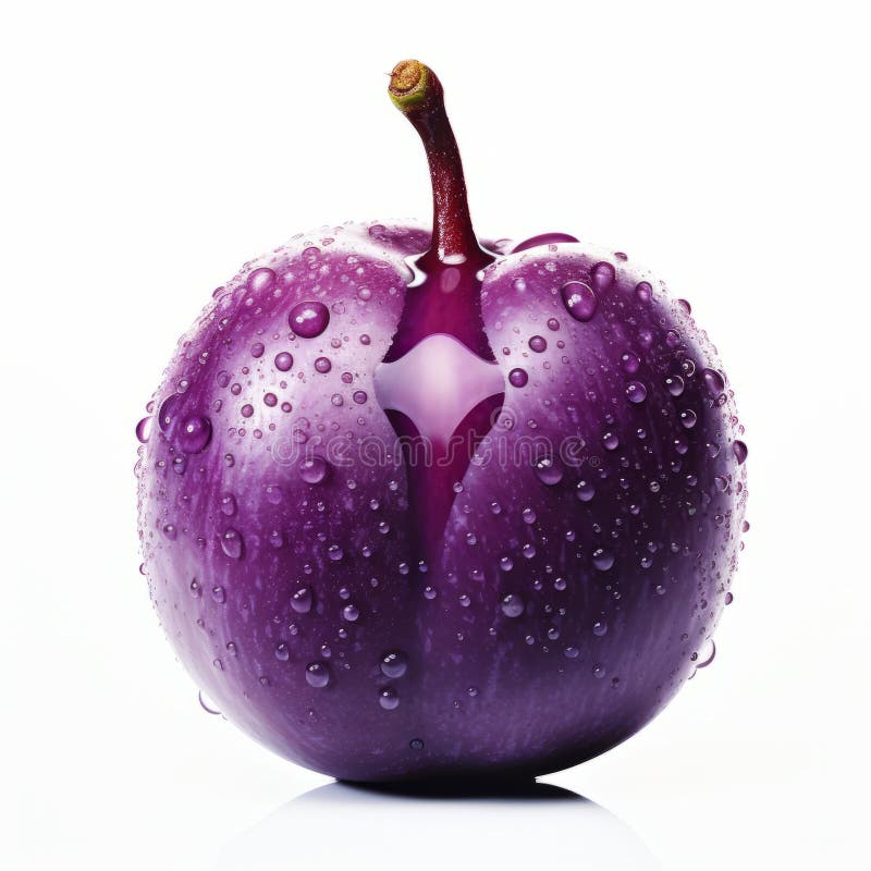Plum Algorithmic Art on White Background Stock Illustration ... Plum Algorithmic Art on White Background Stock Illustration ...