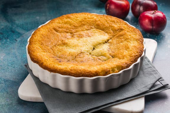 Plum Bakery. Rustic Open Pie - New York Times Pie Stock Photo - Image ...