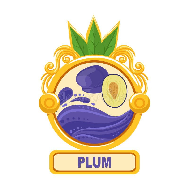 Sticker Template Plum Stock Illustrations – 309 Sticker Template Plum ...