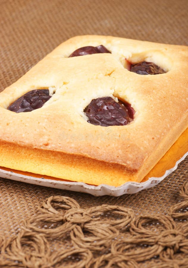 Plum cake stock photo. Image of plum, vertical, differential - 24564226
