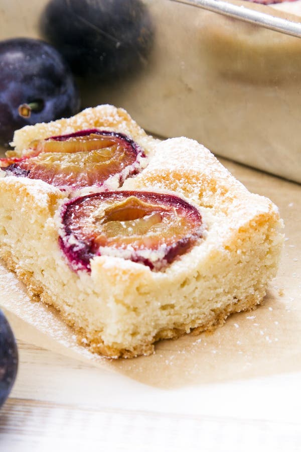Plum cake stock image. Image of silver, shortbread, delicious - 89822775