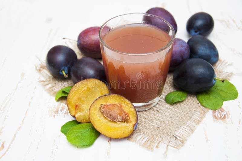 Cold plum juice stock photo. Image of fruit, drop, cool - 53053112