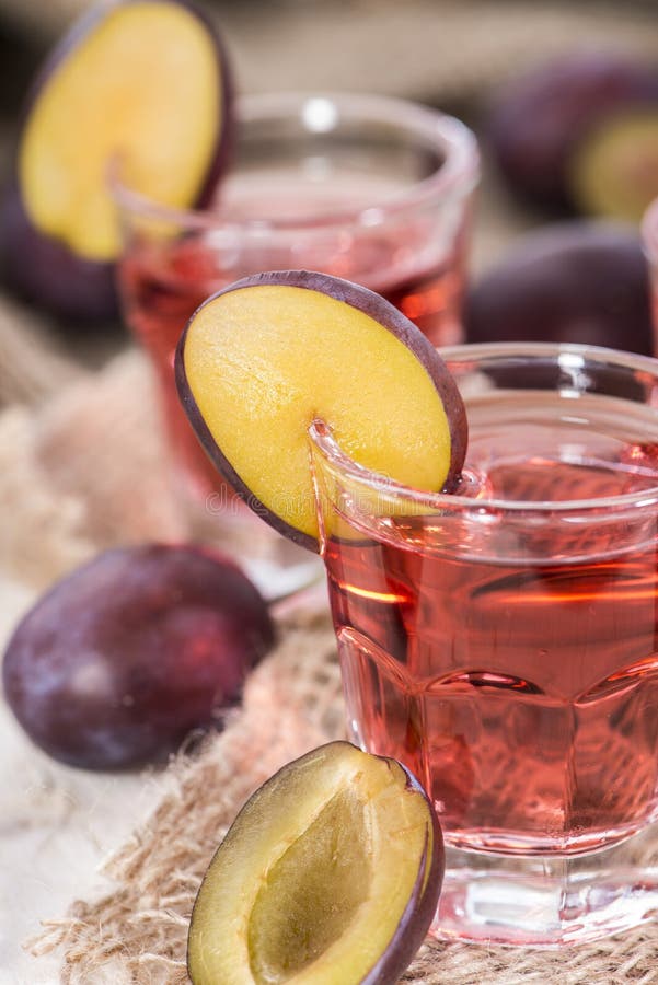 Plum Liqueur stock photo. Image of fruit, plum, traditional - 34865458