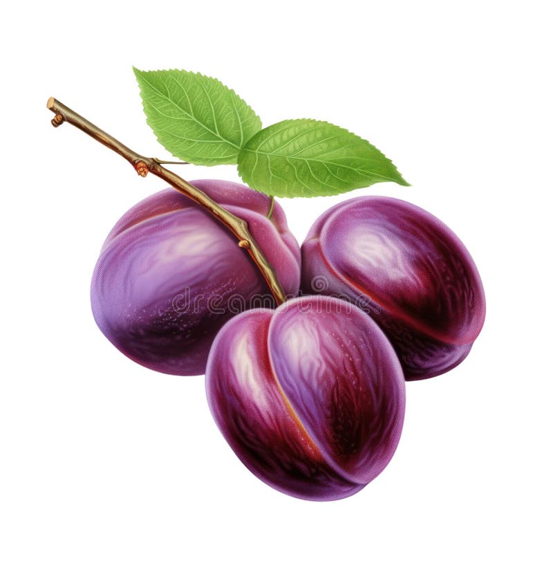 Plum Pattern on Transparent Background in PNG Format, Great for Use in ...