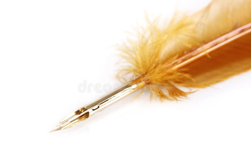 Pluma antigua de la pluma imagen de archivo. Imagen de autor - 2149757