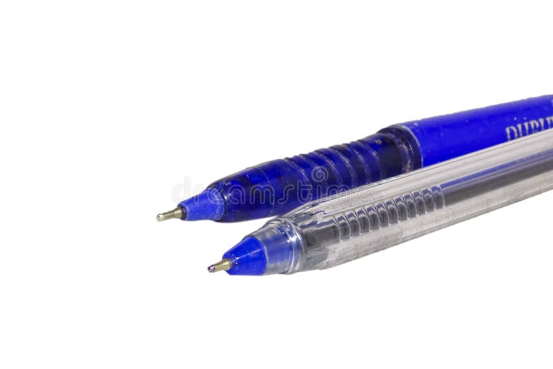 Pluma azul foto de archivo. Imagen de nota, escritora - 234069594