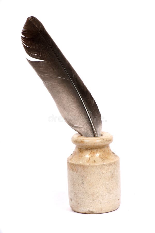 Pluma de la pluma. imagen de archivo. Imagen de travieso - 8828945
