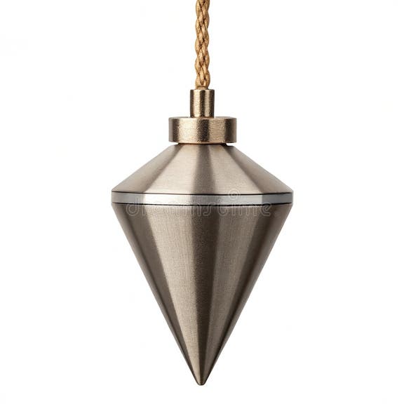 Plumb Bob for Vertical Alignment Stock Illustration - Illustration of ...