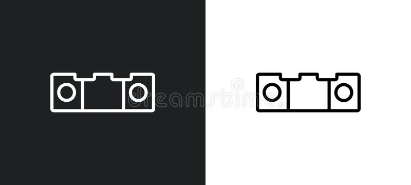 Plumb Rule Tool Outline Icon in White and Black Colors. Plumb Rule Tool ...
