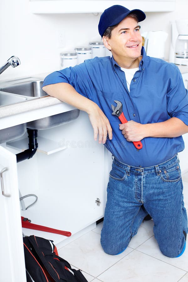 Plumber stock image. Image of people, happiness, handsome - 16980465