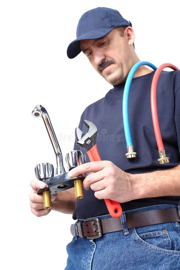 Plumber stock photo. Image of male, laborer, professional - 17820878