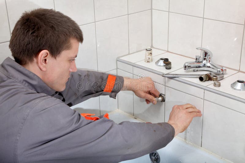 Plumber stock image. Image of installations, caretaker - 22584379