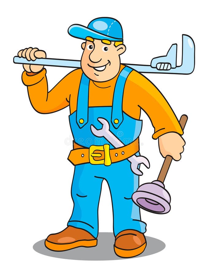 Plumber Cartoon Stock Illustrations – 12,865 Plumber Cartoon Stock ...
