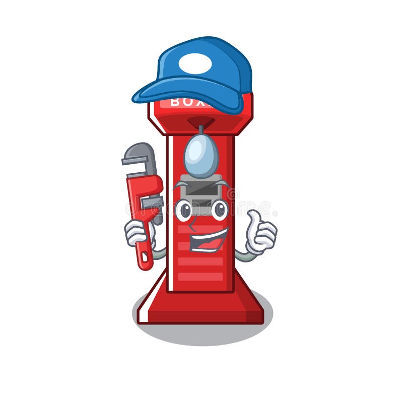 Plumber Boxing Game Machine in Cartoon Shape Stock Vector ...