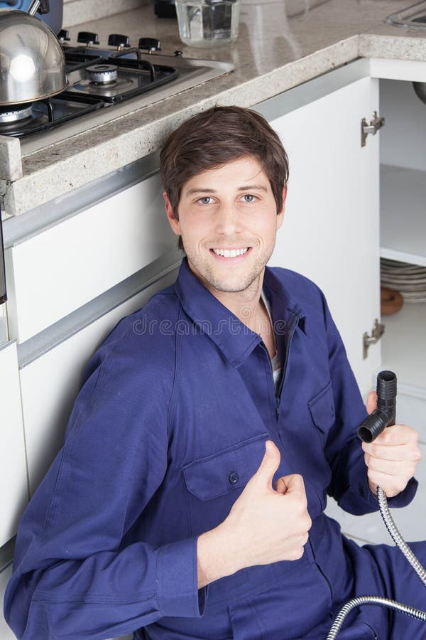 Plumber writing stock image. Image of profile, handyman - 74303031