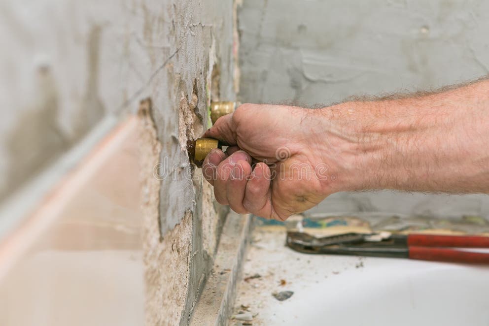 Plumber hand stock photo. Image of equipment, metal, technology - 51315328