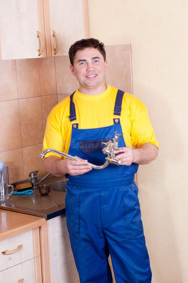 Plumber man stock image. Image of water, alters, firm - 19231485