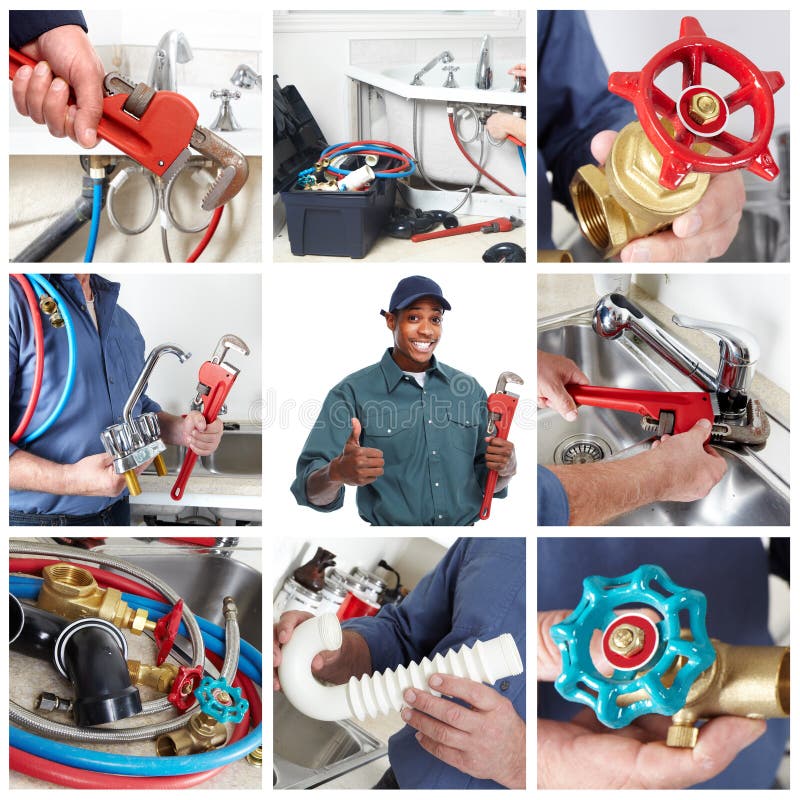 Plumber. stock image. Image of contractor, commercial - 89838465