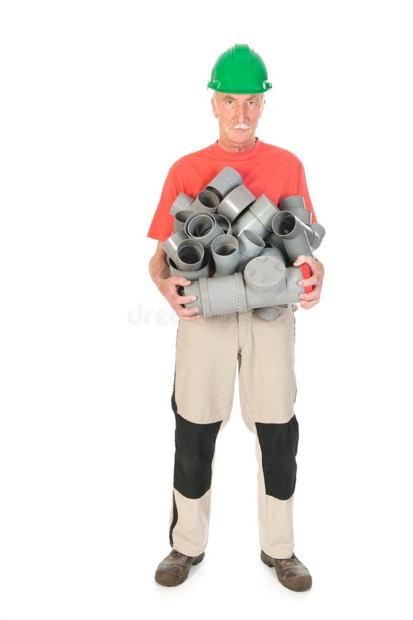 Confused funny plumber stock image. Image of confused - 31035979