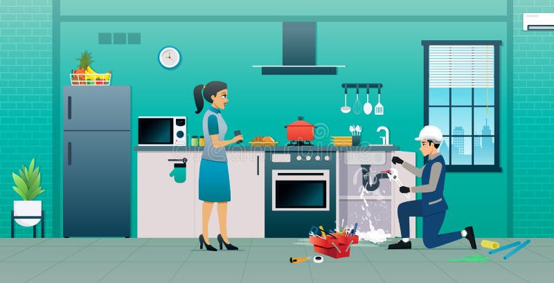 Flood Kitchen Stock Illustrations – 212 Flood Kitchen Stock ...