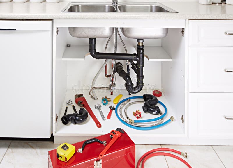 Plumber tools stock image. Image of tool, janitor, installing - 17820921