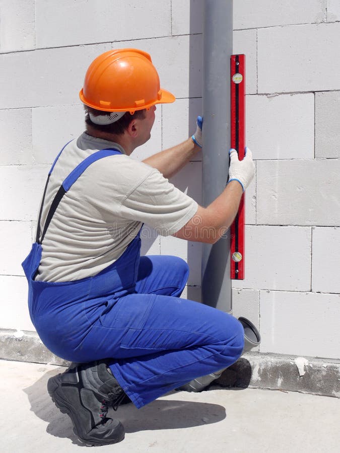 Plumber at work stock image. Image of people, mounting - 6714457
