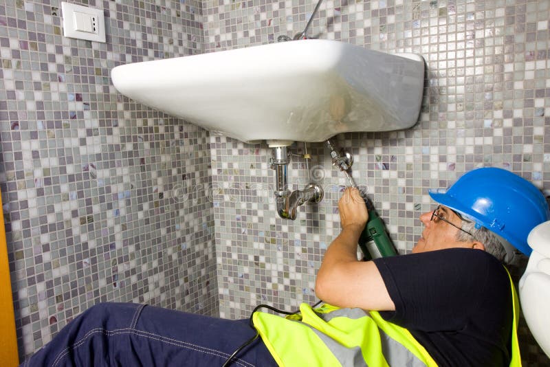 Plumber stock image. Image of builder, homeowner, pipe - 36375719