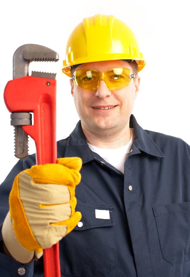 Plumber worker stock image. Image of labor, development - 13439301