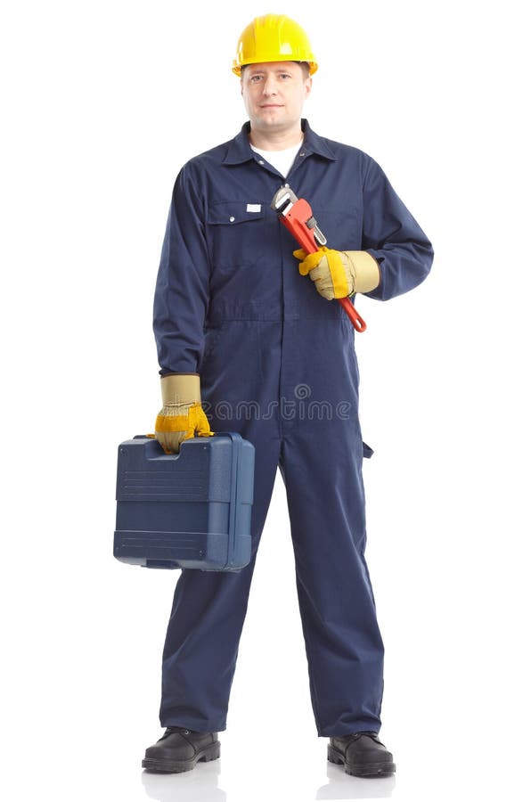 Young plumber stock photo. Image of repairing, construction - 2230628
