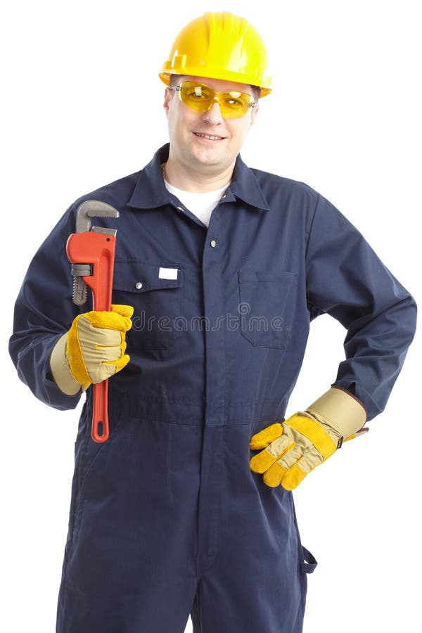 Plumber worker stock image. Image of labor, development - 13439301