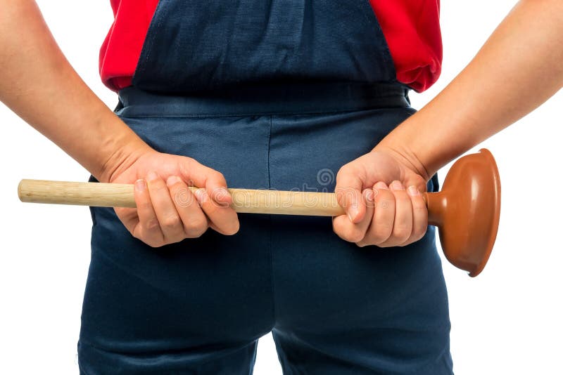 Plumber in working clothes stock image. Image of boilersuit - 52040493