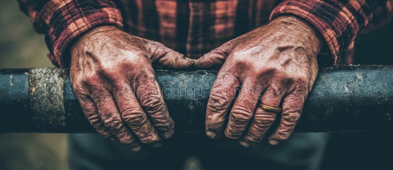 A Plumber in a Workshop is Captured on Camera As they Assemble PVC ...