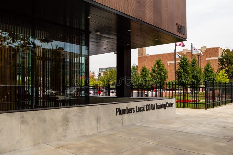 Plumbers Local 130 UA Training Center in the West Loop Editorial Stock ...