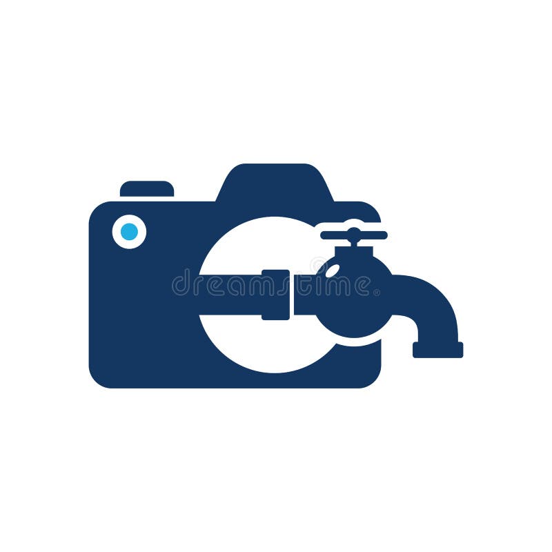 Plumbing Camera Logo Icon Design Stock Vector - Illustration of ...
