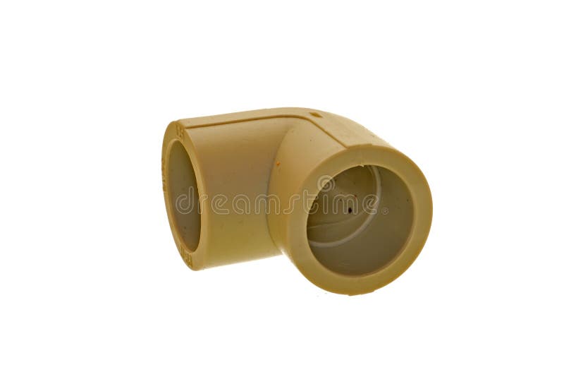 Plumbing Pipe Isolated on White Background Stock Photo - Image of valve ...