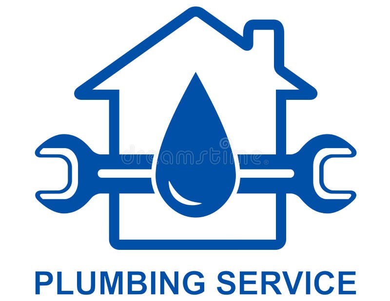 Plumbing sign stock vector. Illustration of drop, drip - 36845132