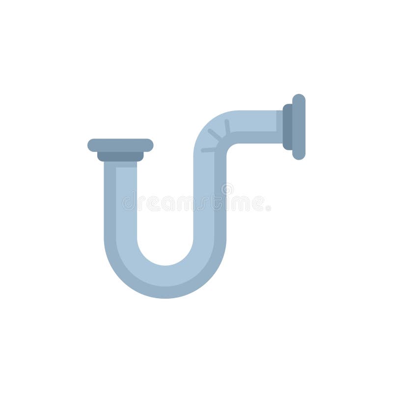 Plumbing Siphon Pipe Connecting Two Pipes Illustration Stock Vector - Illustration of drain ...