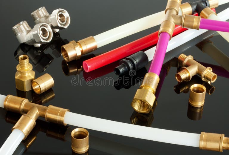 Plumbing supplies stock photo. Image of service, tubes - 21290092