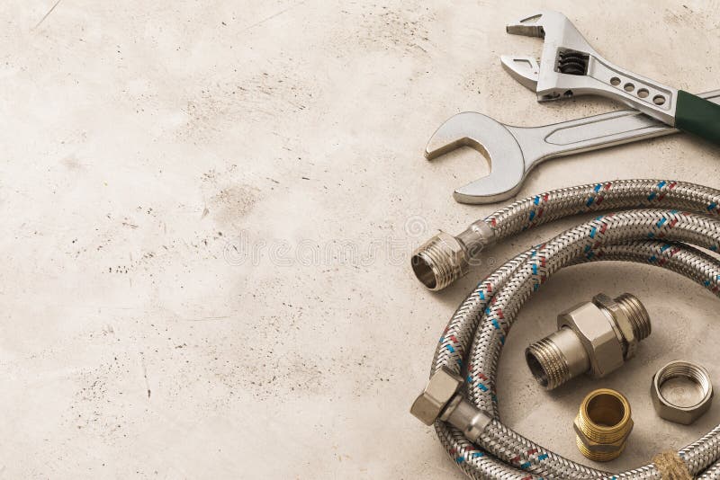 Flexible hoses for water stock image. Image of sanitary - 60297443