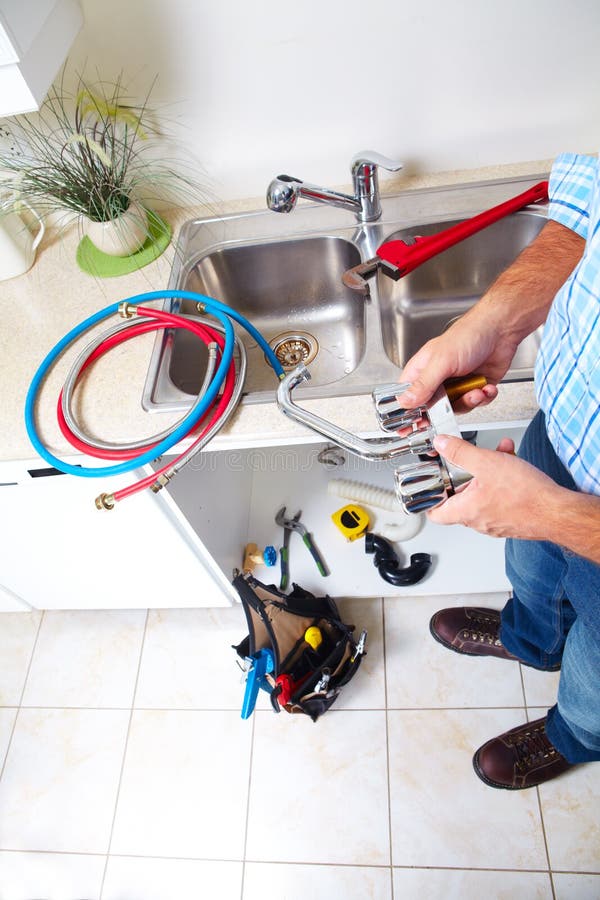 Plumbing Tools on the Kitchen. Stock Image - Image of renovation ...