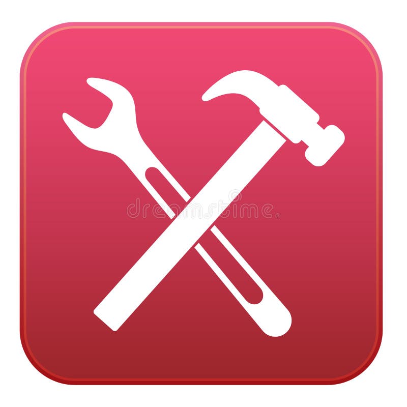 Plumbing work symbol icon stock vector. Illustration of plumber - 119389696