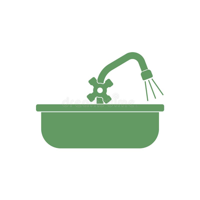 Plumbing work symbol icon stock vector. Illustration of plunger - 97544280